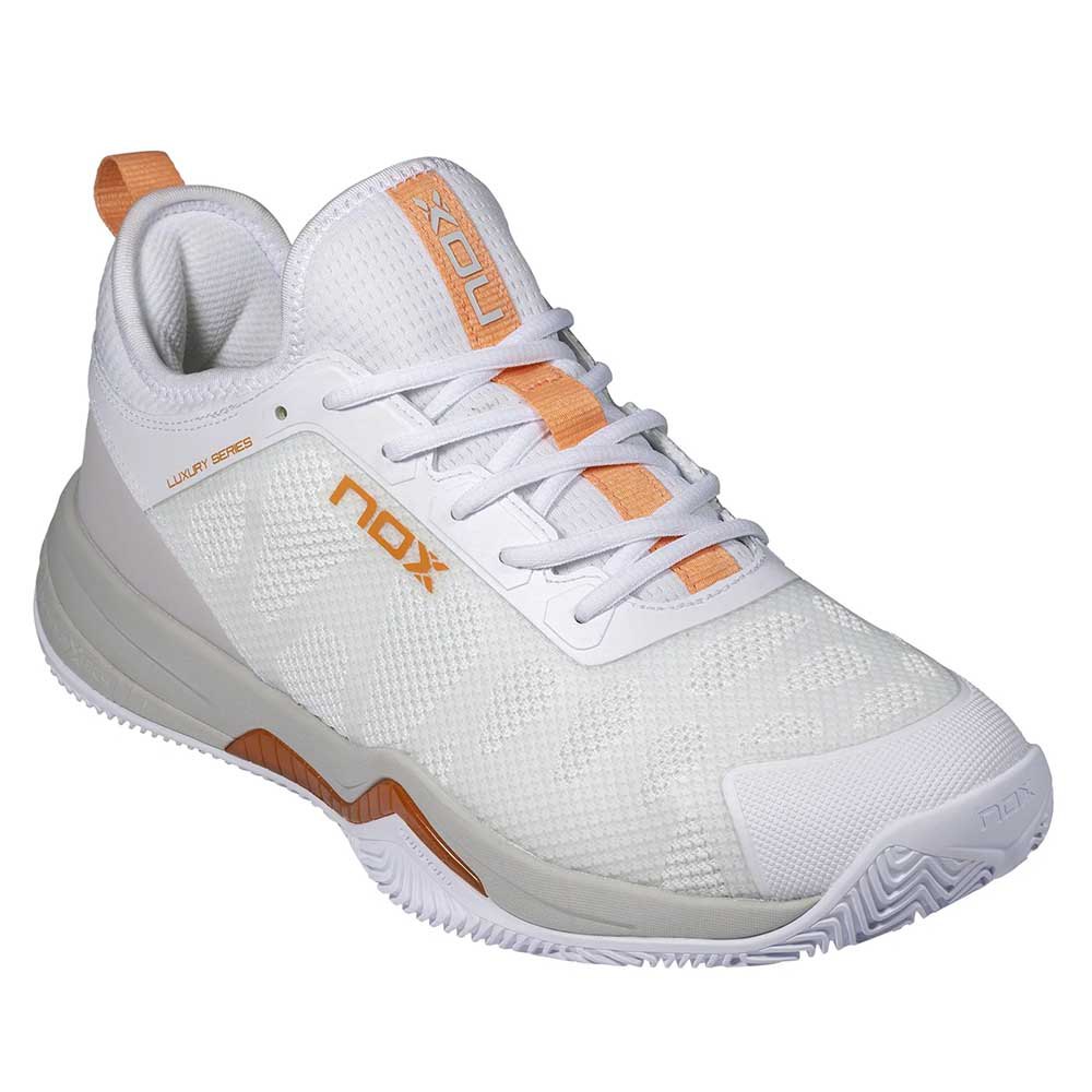 Chaussures de padel Homme Nox AT10 Lux Nerbo Blanc/Orange