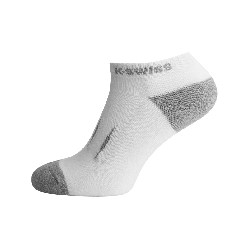 CHAUSSETTES K-SWISS LOW CUT BLANC x3 | Vêtement de padel