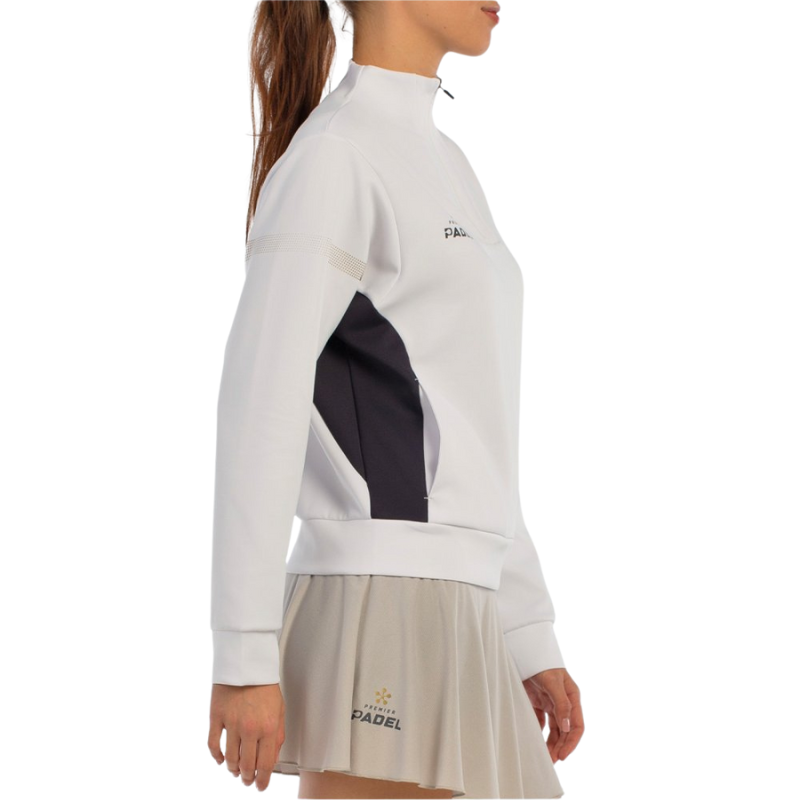Sweat Bullpadel Airar Blanc Femme