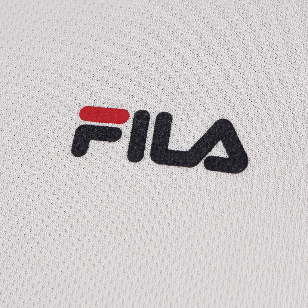T-shirt Fila Logo Small Coton Blanc